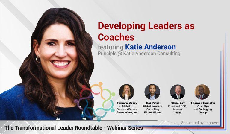 Developing Leaders as Coaches with Katie Anderson – Impruver University